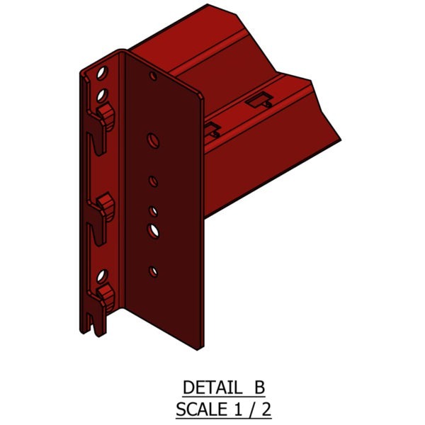 UNIRAK STEP BEAM ONE PIECE 14GA. 2.75 X 5.0" X 108" X 1-5/8" STEP 6,850 ...